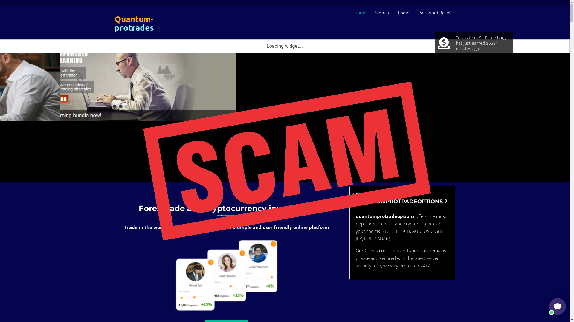 Quantumprotradeoptions.online is a SCAM!