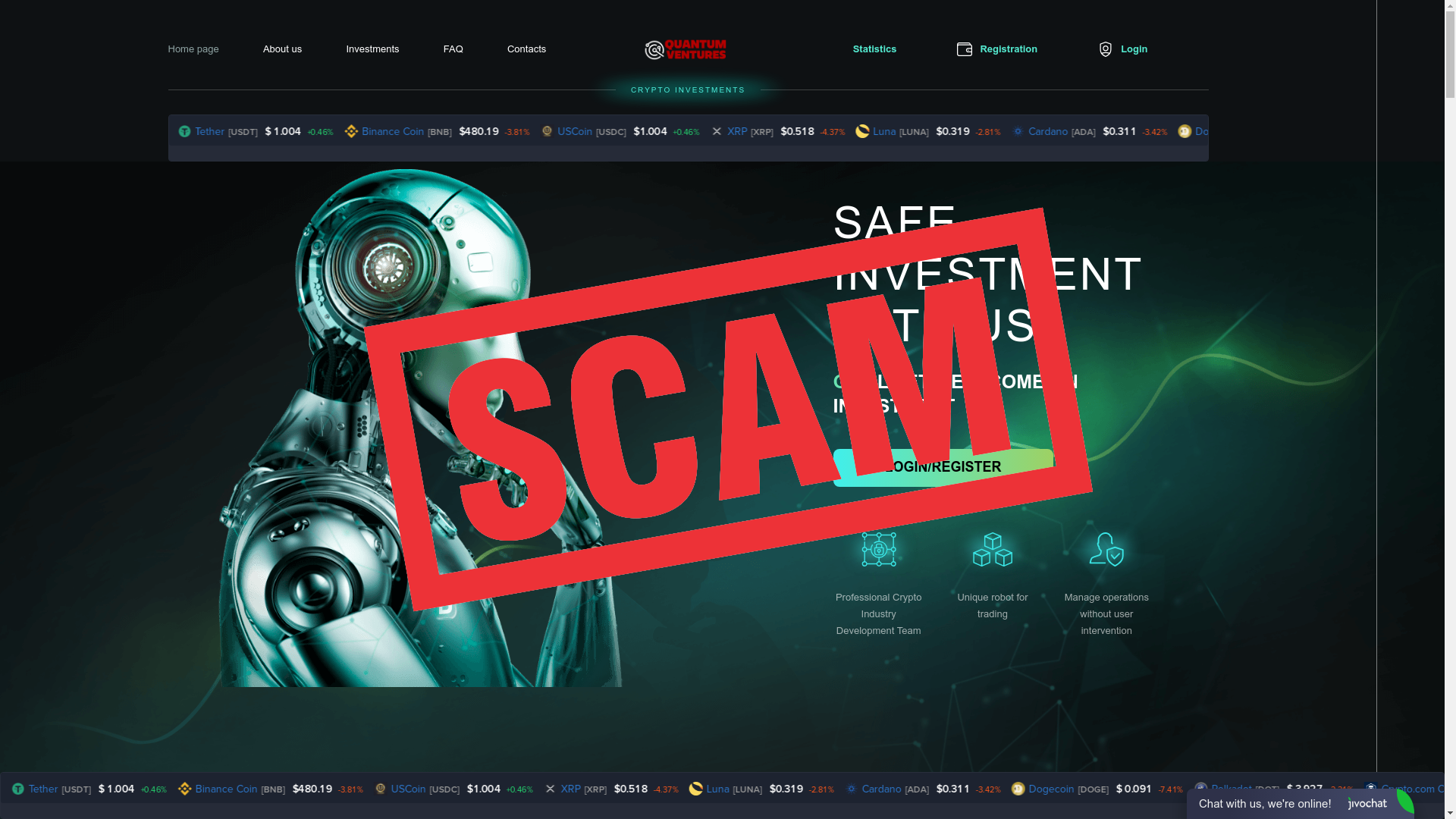 Quantumventures.online is a SCAM!