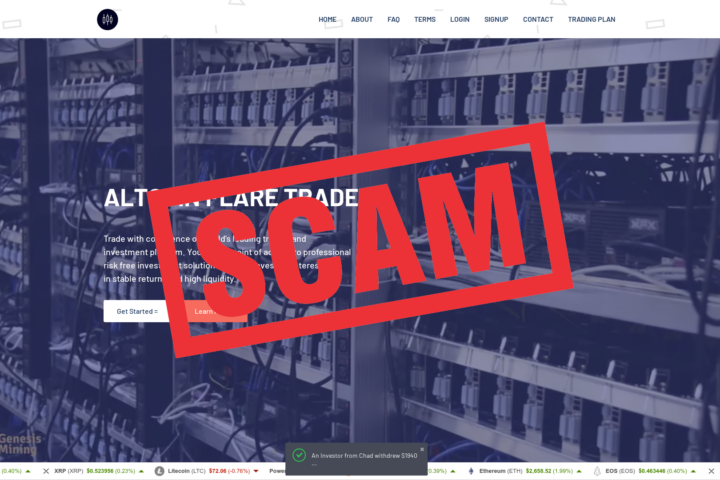 Altflaresafe.pro is a SCAM!