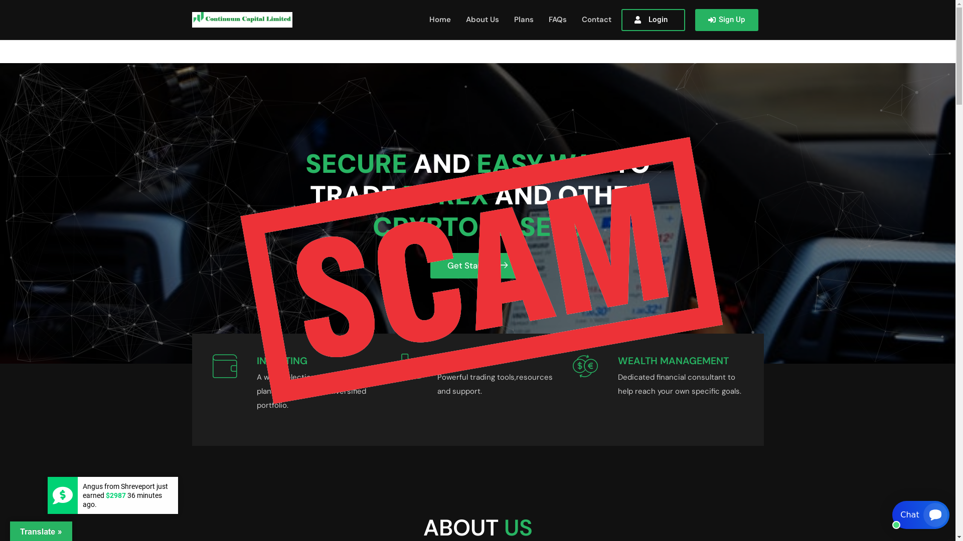 Continuumcapitallimited.pro is a SCAM!