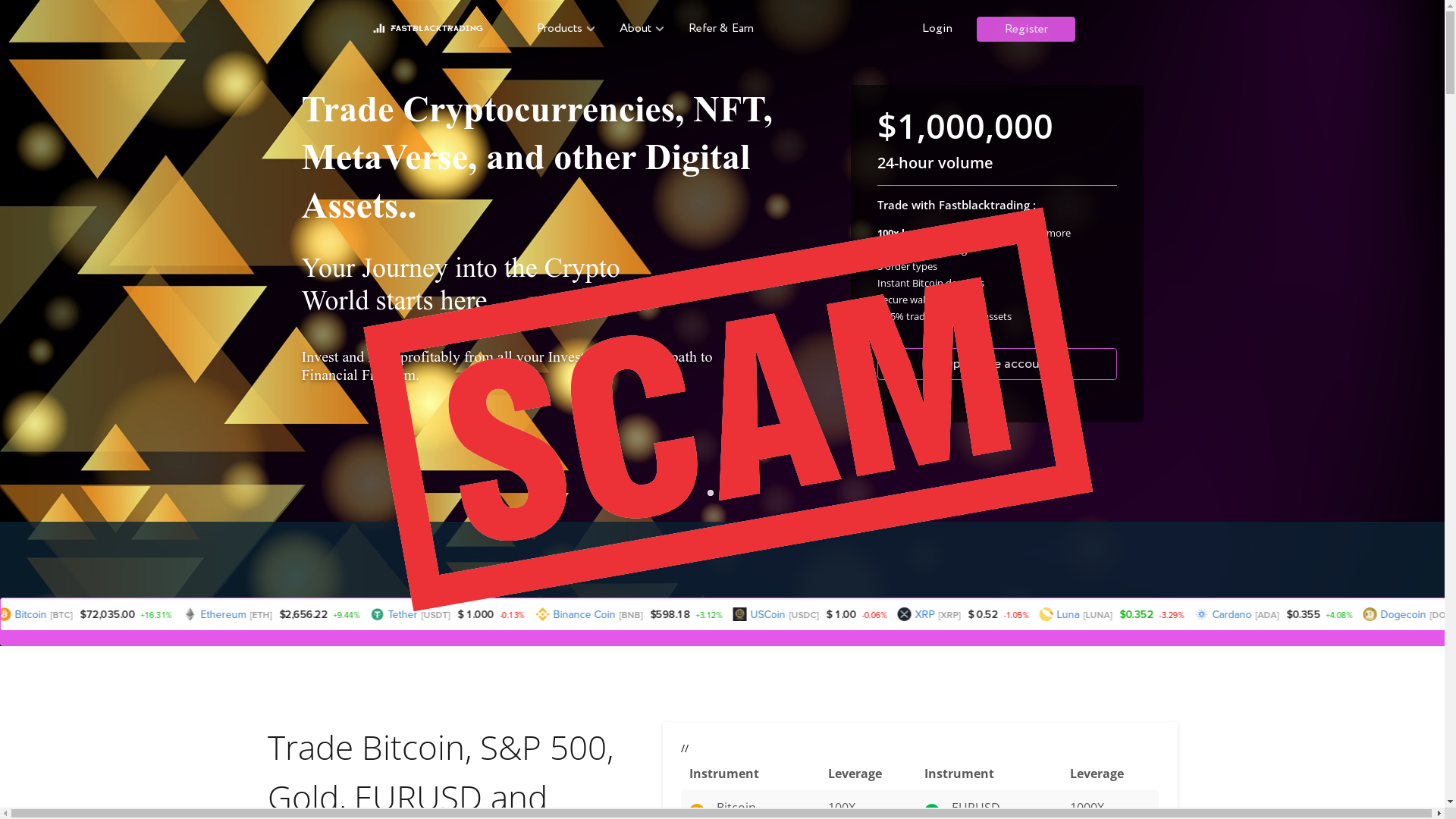 Fastblacktrading.live is a SCAM!