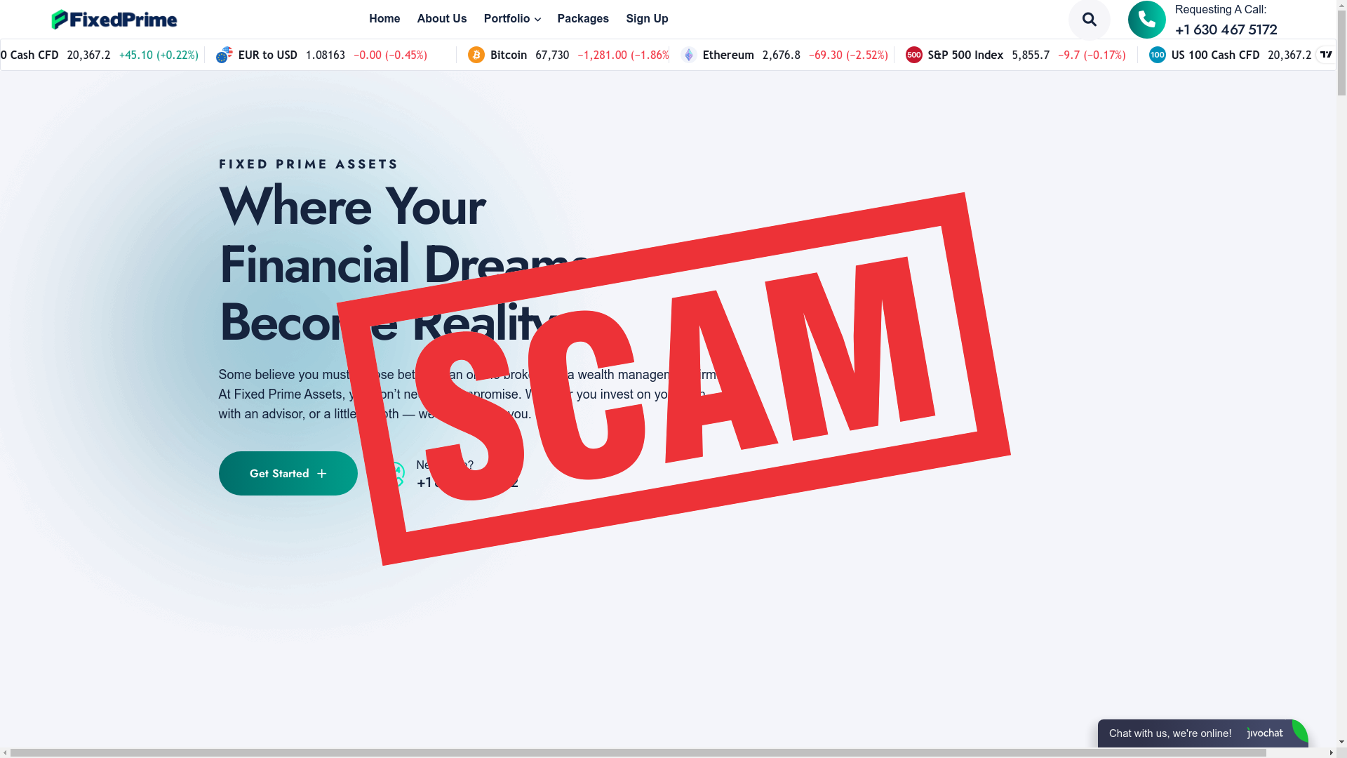 Fixedprimeassets.com is a SCAM!