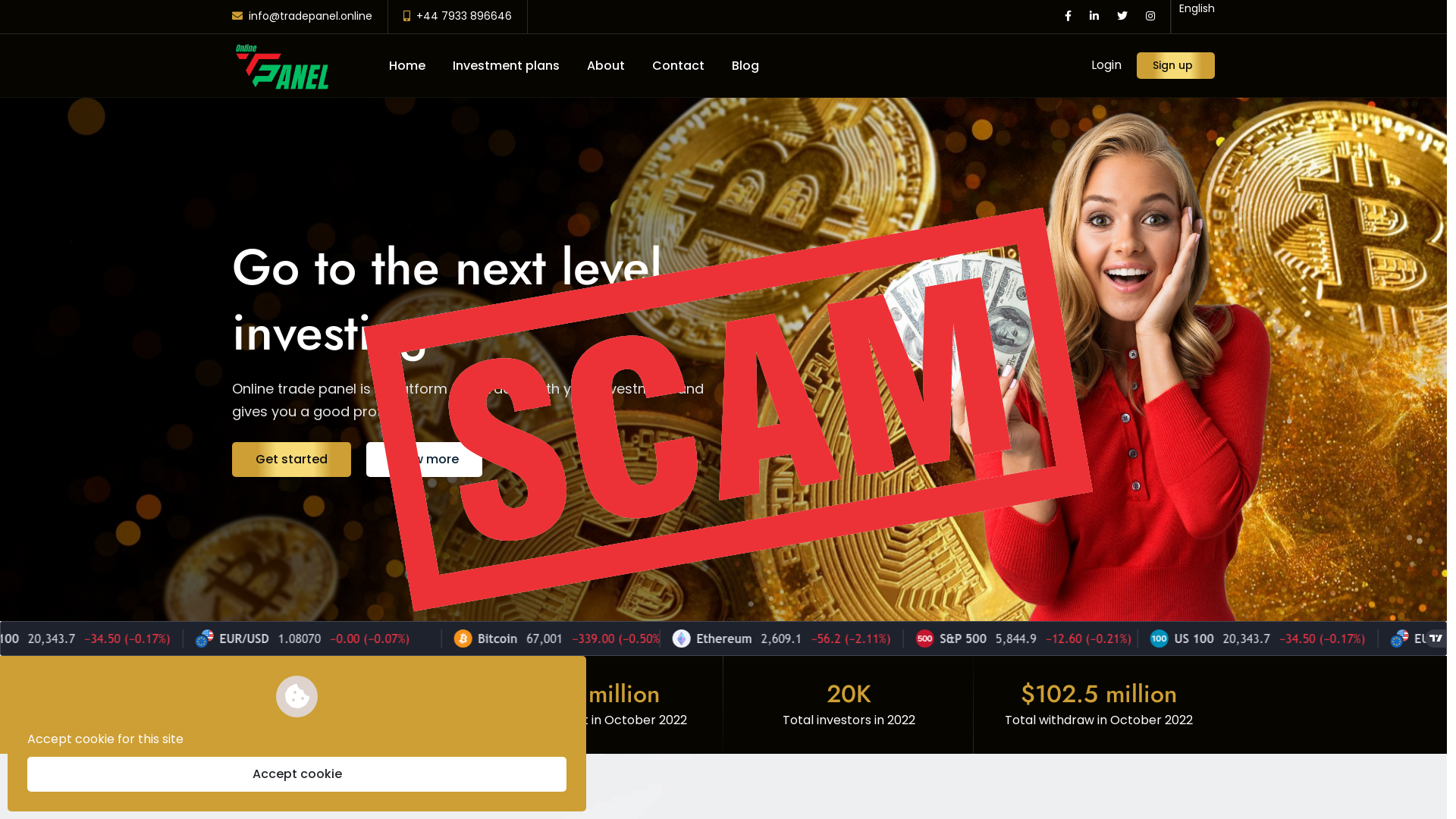 Tradepanel.online is a SCAM!