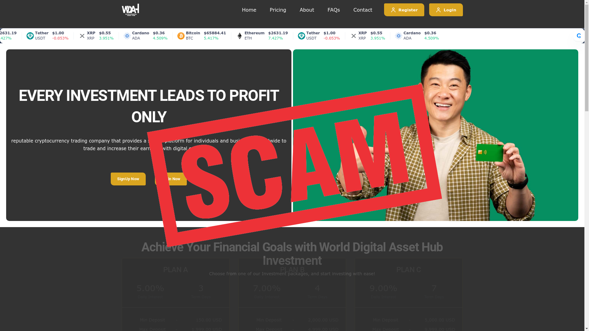 Worlddigitalassethub.site is a SCAM!