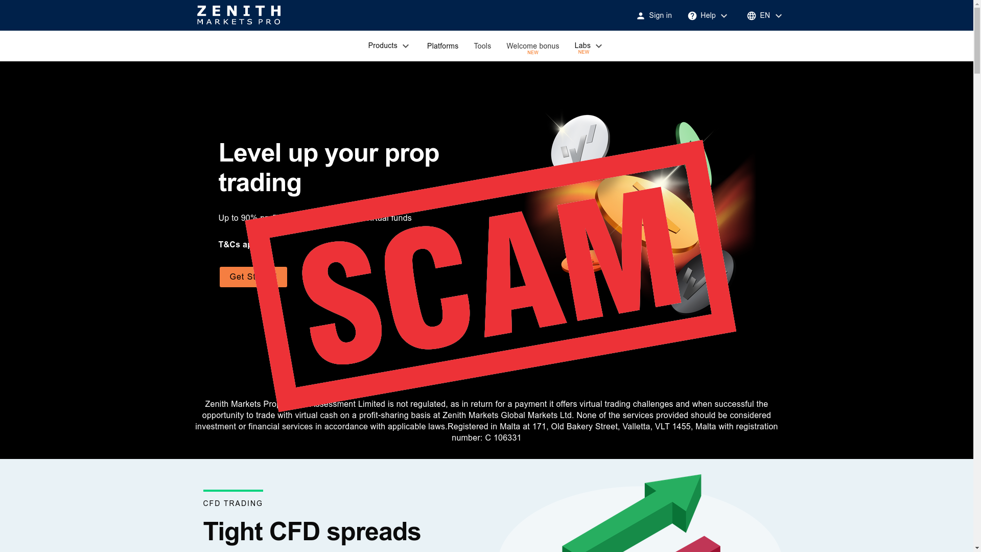 Zenithmarkets Pro Is A Scam