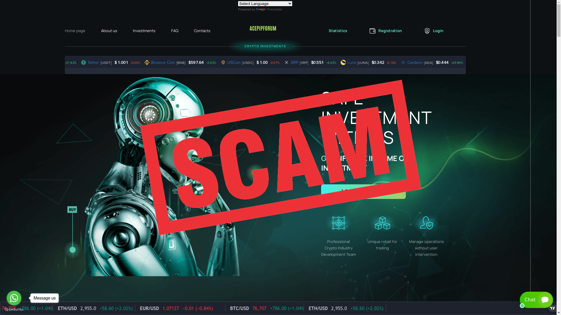Acepipforum.live is a SCAM!