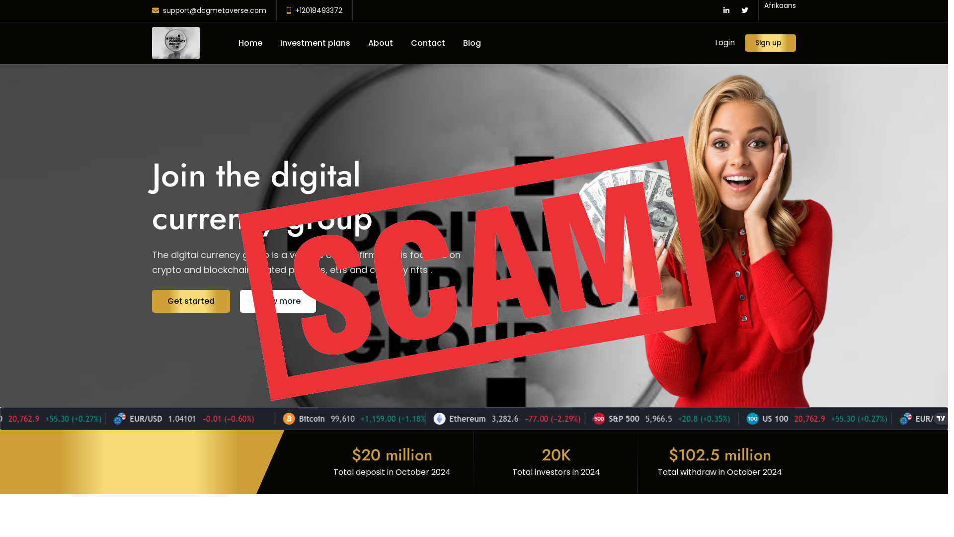 Dcgmetaverse.com is a SCAM!