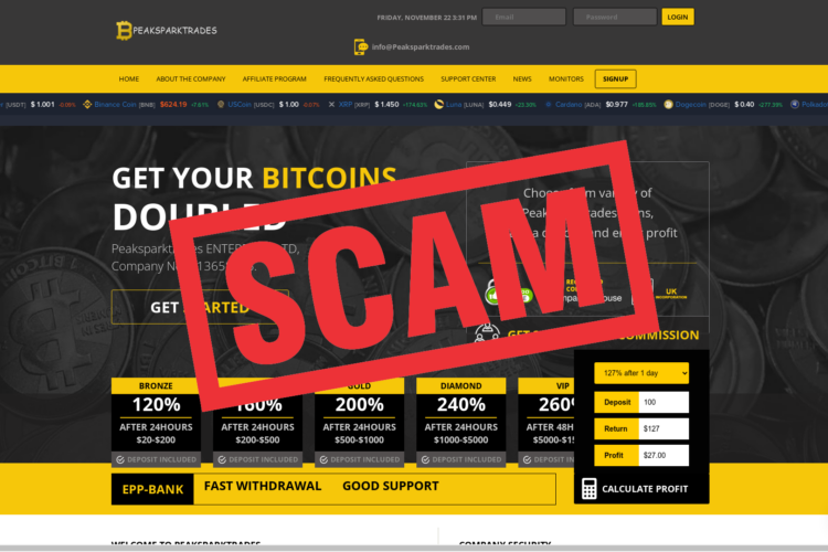 Goldenlite.live is a SCAM!