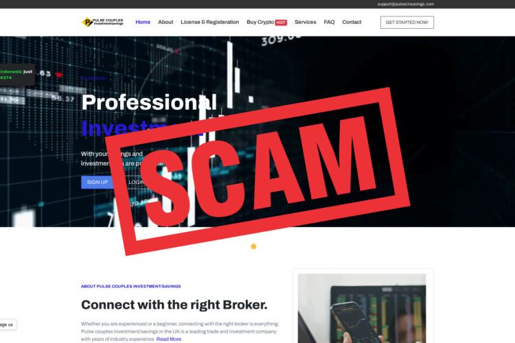 Pulsecinsavings.com is a SCAM!