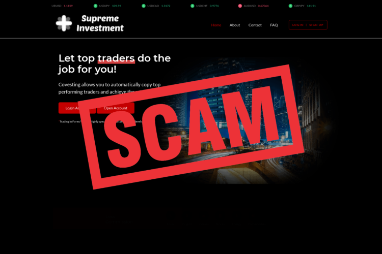 Supremeinvt.com is a SCAM!