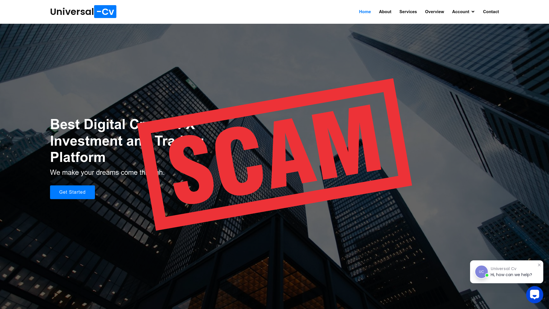 Universal-cv.live is a SCAM!