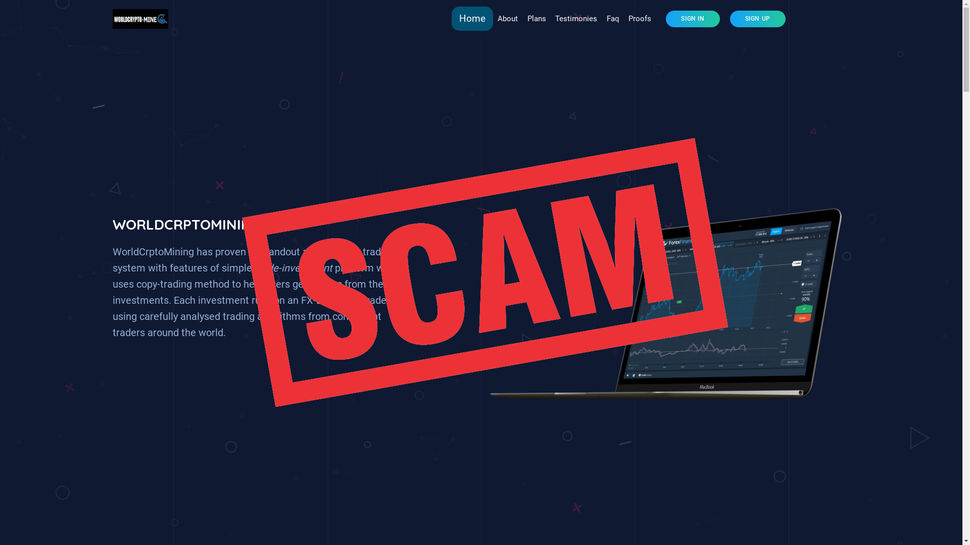 Worldcrpto-mining.com is a SCAM!