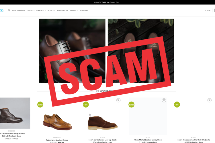 Gentsshoesshop.com is a SCAM!