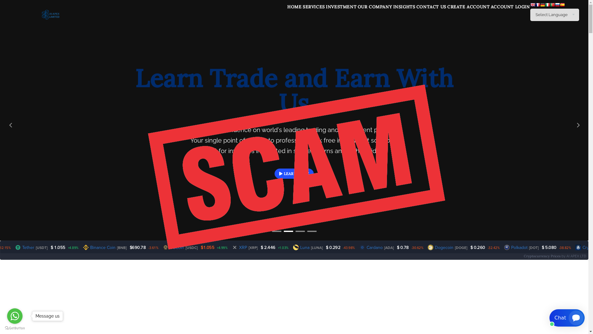 Ai-apexlimited.com is a SCAM!